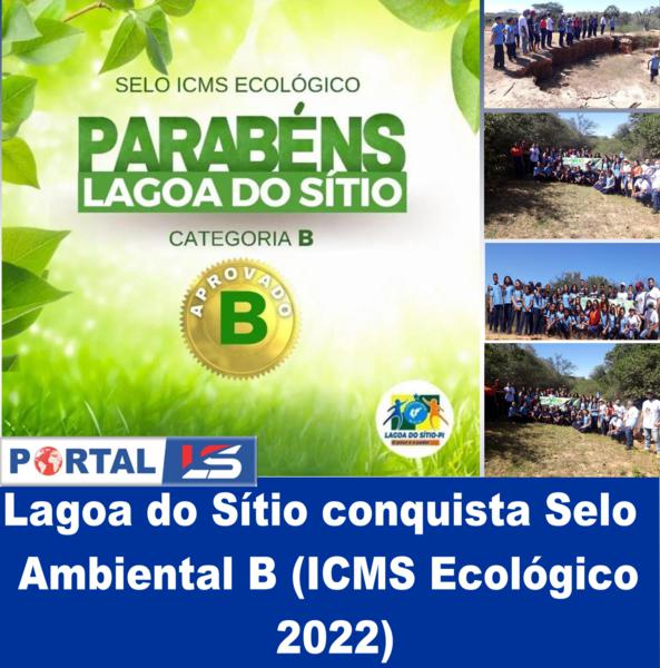 Lagoa do Sítio conquista Selo Ambiental B (ICMS Ecológico 2022) | LS News